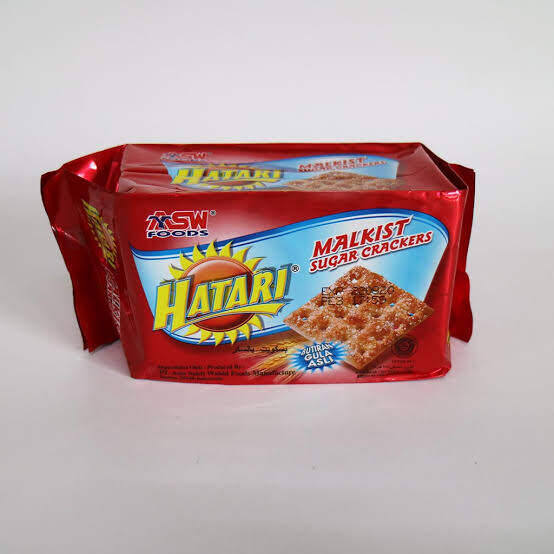 ซื้อ 1 แถม 1 Hatari Crackers ขนม ขนมกินเล่น ขนมนำเข้า ขนมอินโด บริสกิต ...
