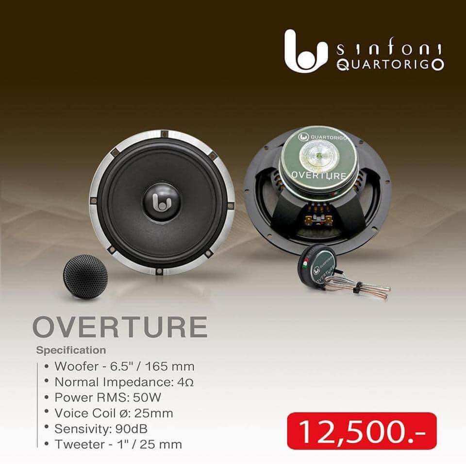 Sinfoni ลำโพงแยกชิ้น 6.5นิ้ว 2ทาง ไม่มีพลาสซีฟ | Lazada.co.th