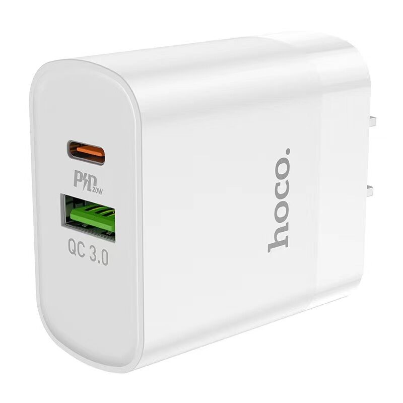 HOCO C80 ปลั๊กชาร์จพร้อมสายPD 20W Quick Charge 3.0 PD 3.0 สำหรับ Type-C to L | Lazada.co.th