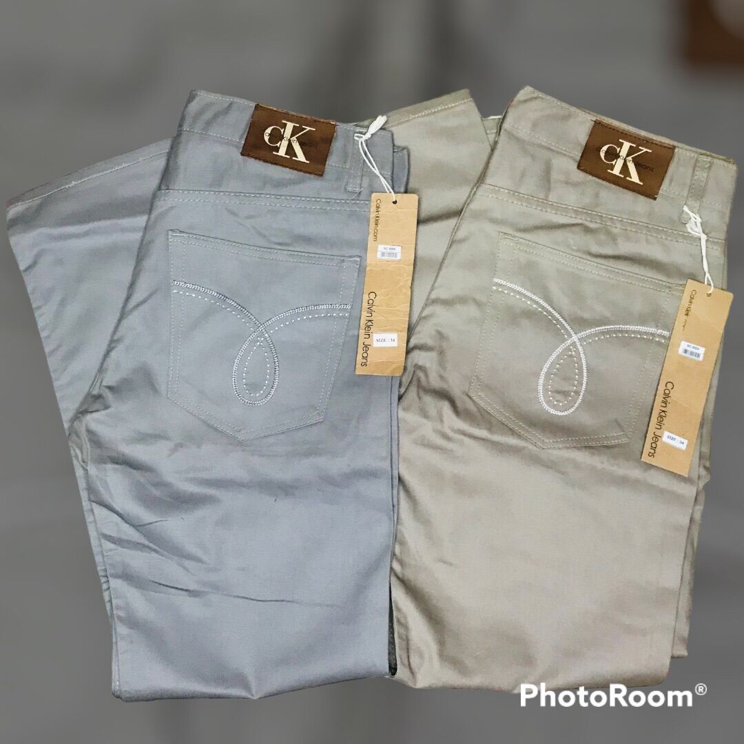 Calvin klein - สแล็ค 🟠⚪️ | Lazada.co.th