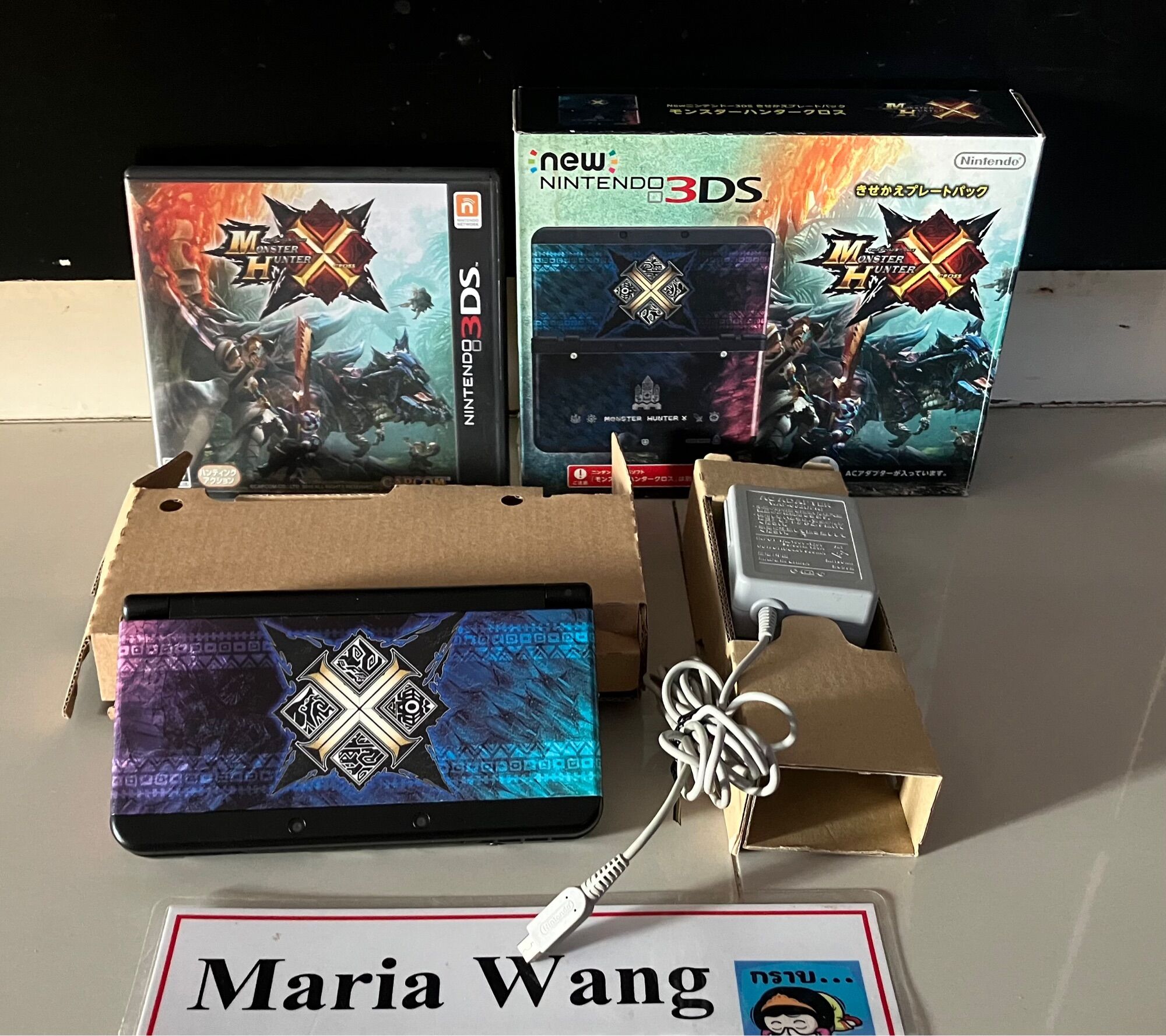 New Nintendo 3DS Monster Hunter Cross X Kisekae plate pack Japan สินค้าของแท้ สภาพสวย | Lazada.co.th