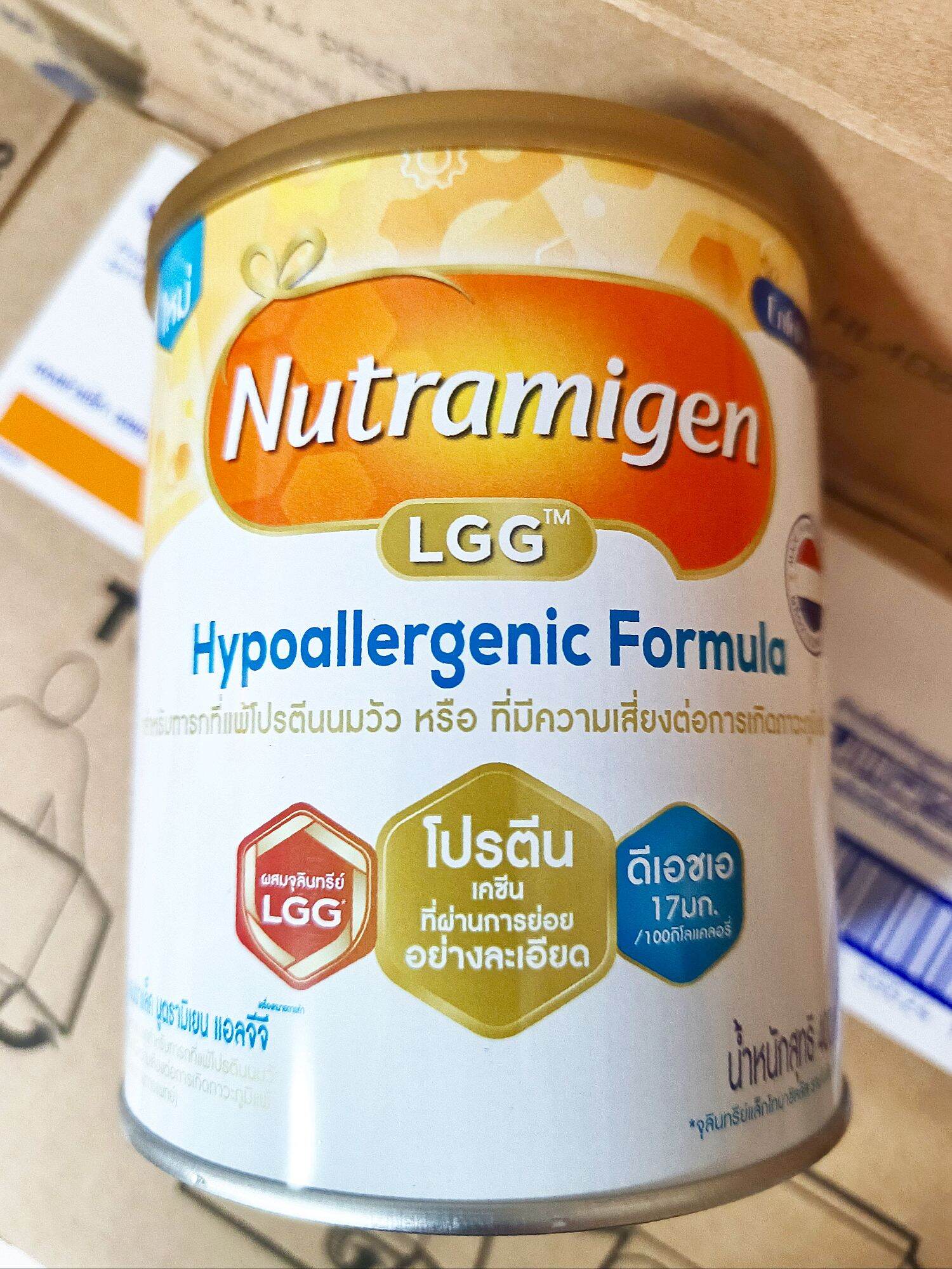 Nutramigen LGG นูตรามิเยน แอลจีจี 400g EXP 04-082026 - ปลาวาฬ บ้านนมผง ...