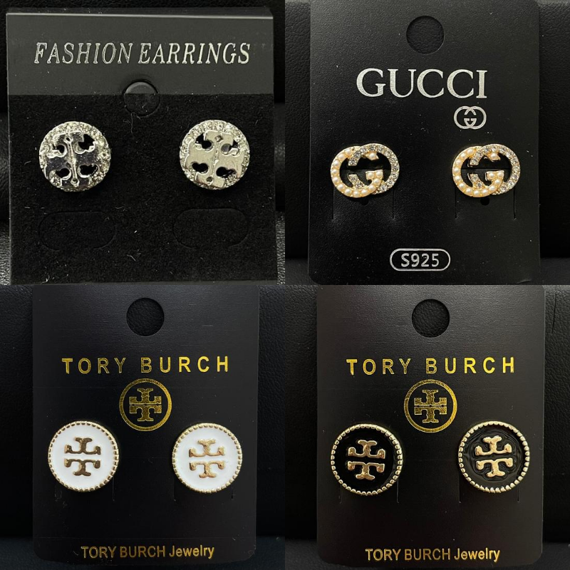 ต่างหูแบรนด์ ตุ้มหูDior GG Lv และอื่นๆ แฟชั่นติดหูสวยน่ารักสำหรับ ...