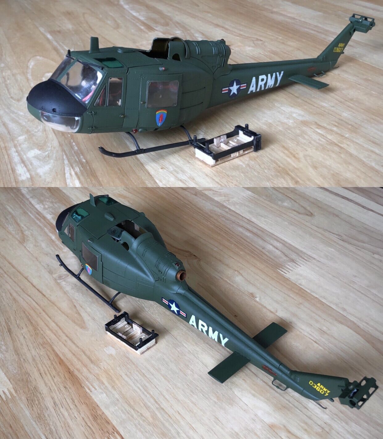 RC helicopter scale fuselage UH-1B for XK K130 บอดี้สเกล เฮลิคอปเตอร์ ...