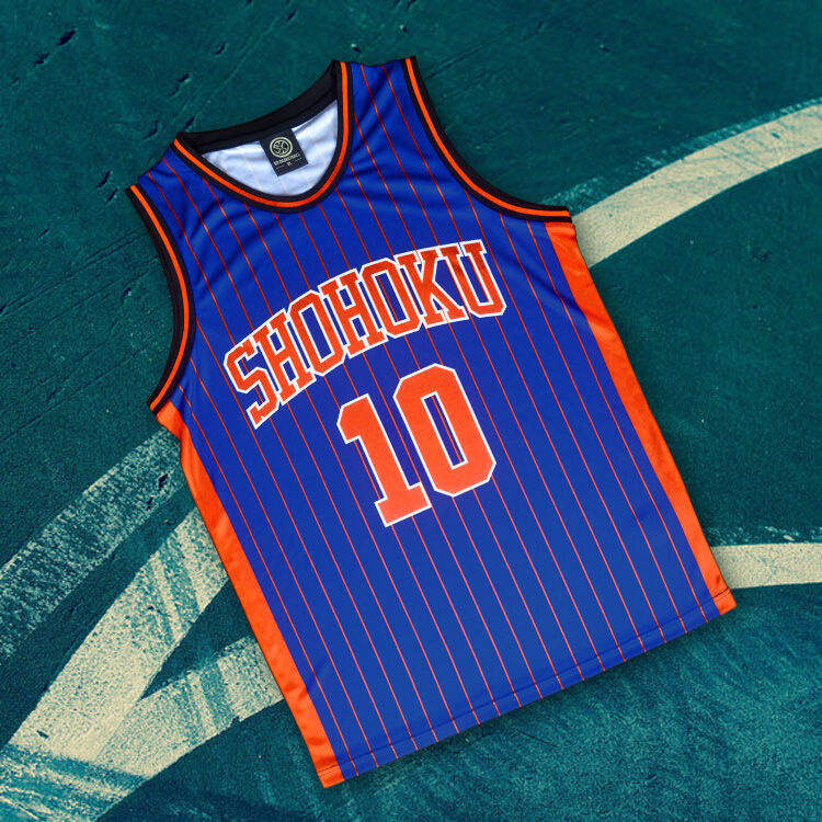 SD Ball Uniform Training Slam Dunk Uniform Hunan Stripes Sakuragi ...