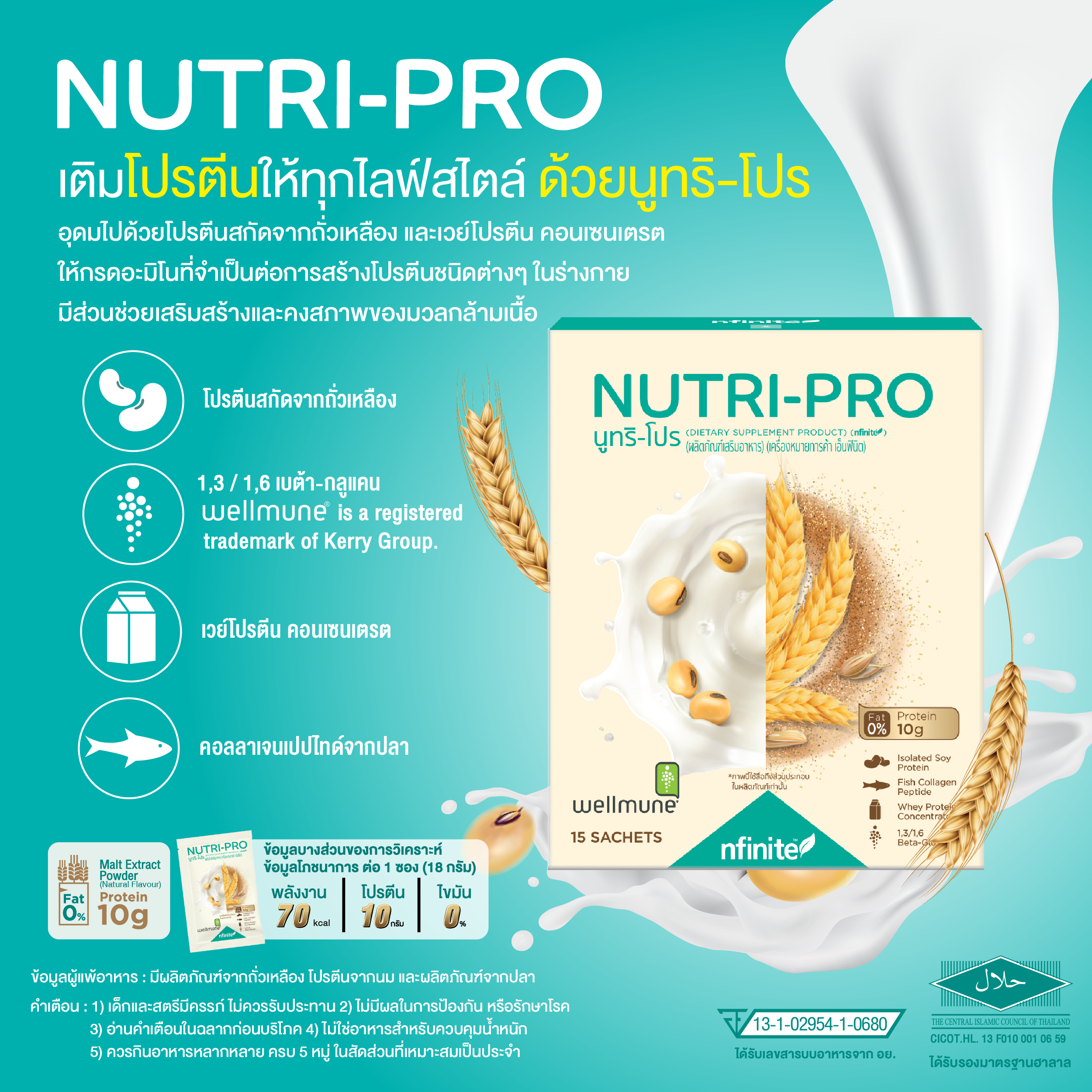 NUTRI-PRO (DIETARY SUPPLEMENT PRODUCT)(nfinite ™) | Lazada.co.th