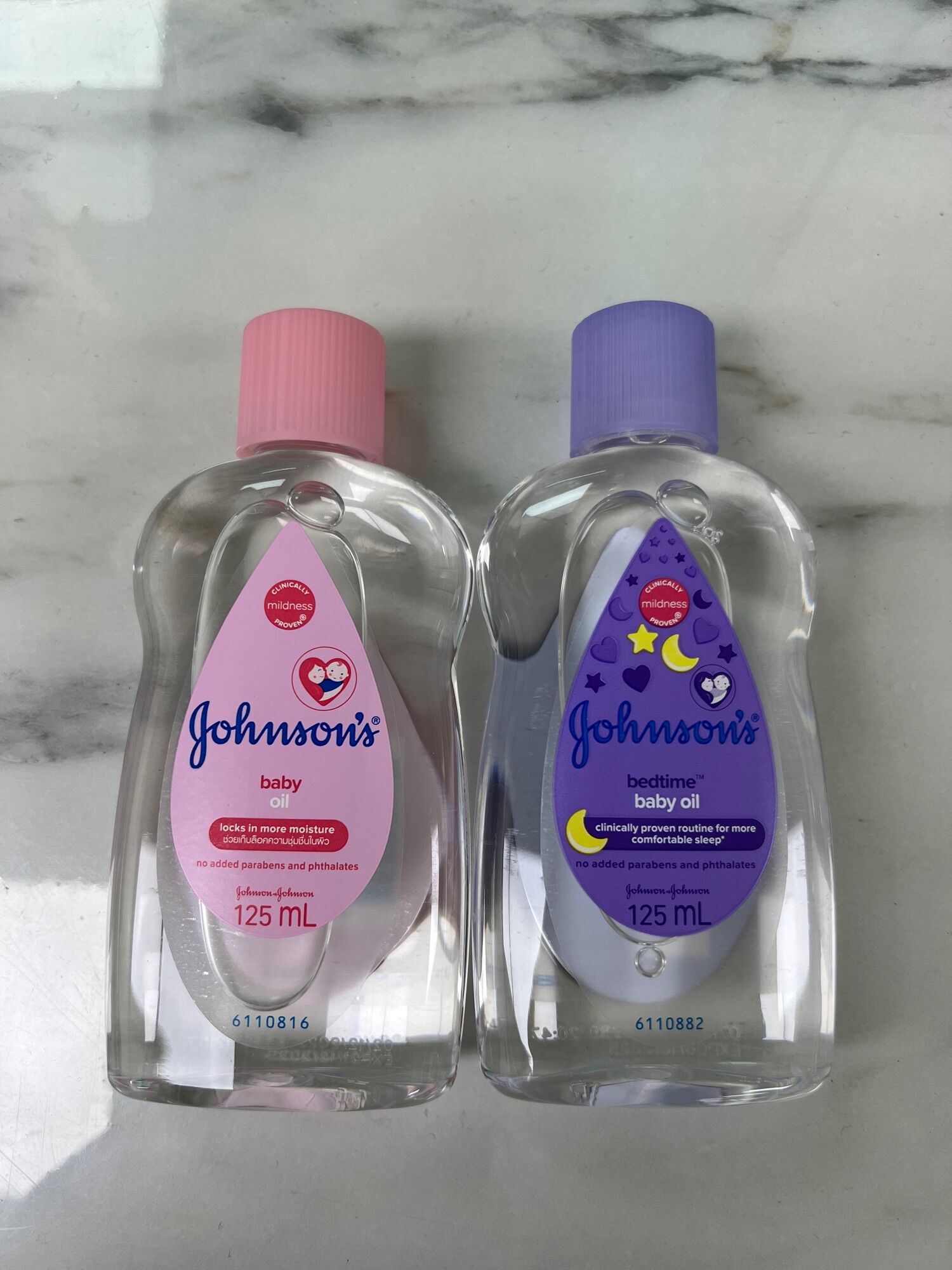 Johnsons Baby oil ชมพู Bedtime 125 มล - เวลเนสพลัสช็อป - ThaiPick