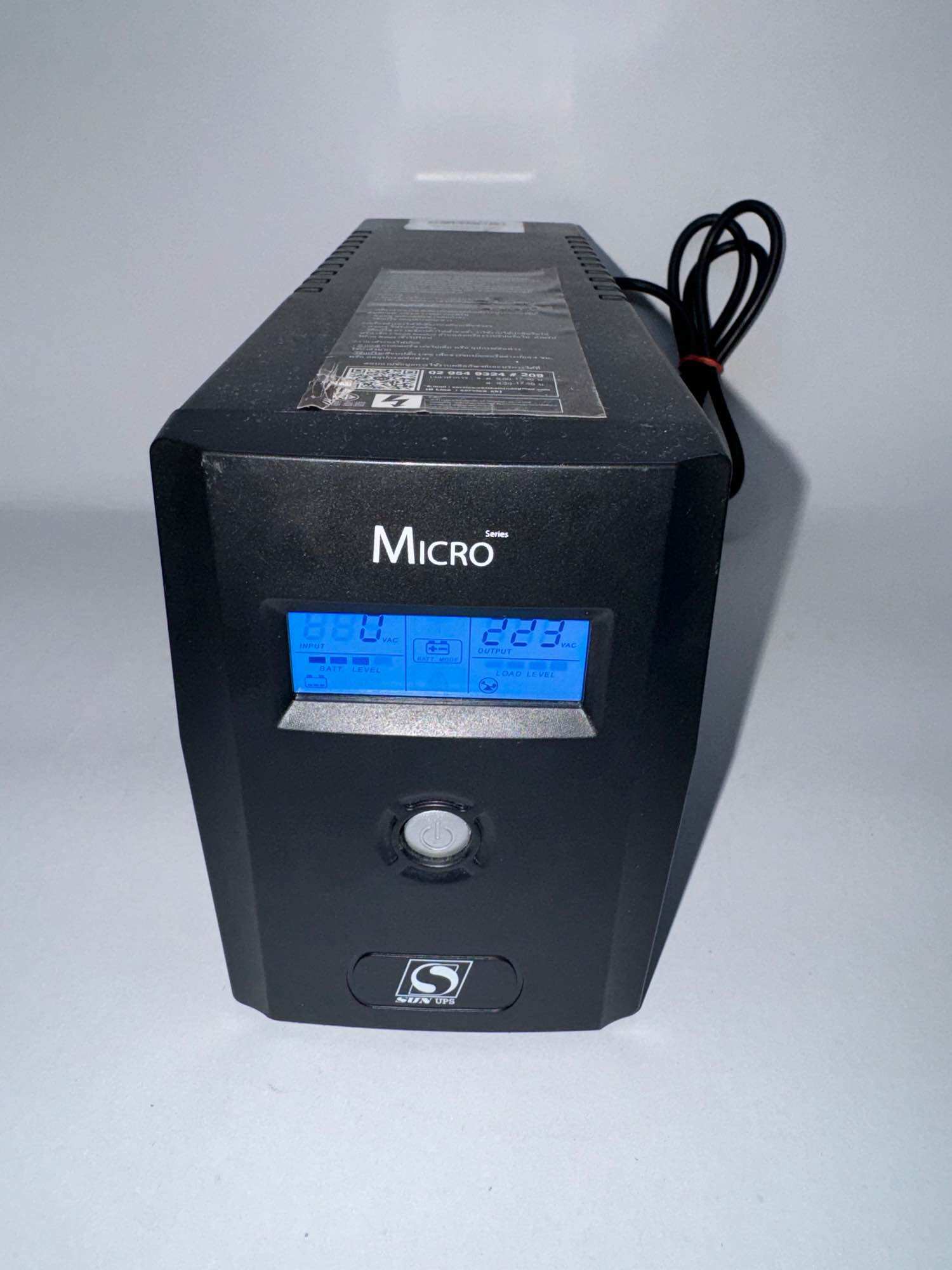 UPS เครื่องสำรองไฟมือสอง (second hand) SUN UPS Micro 1000VA/500W สินค้า ...