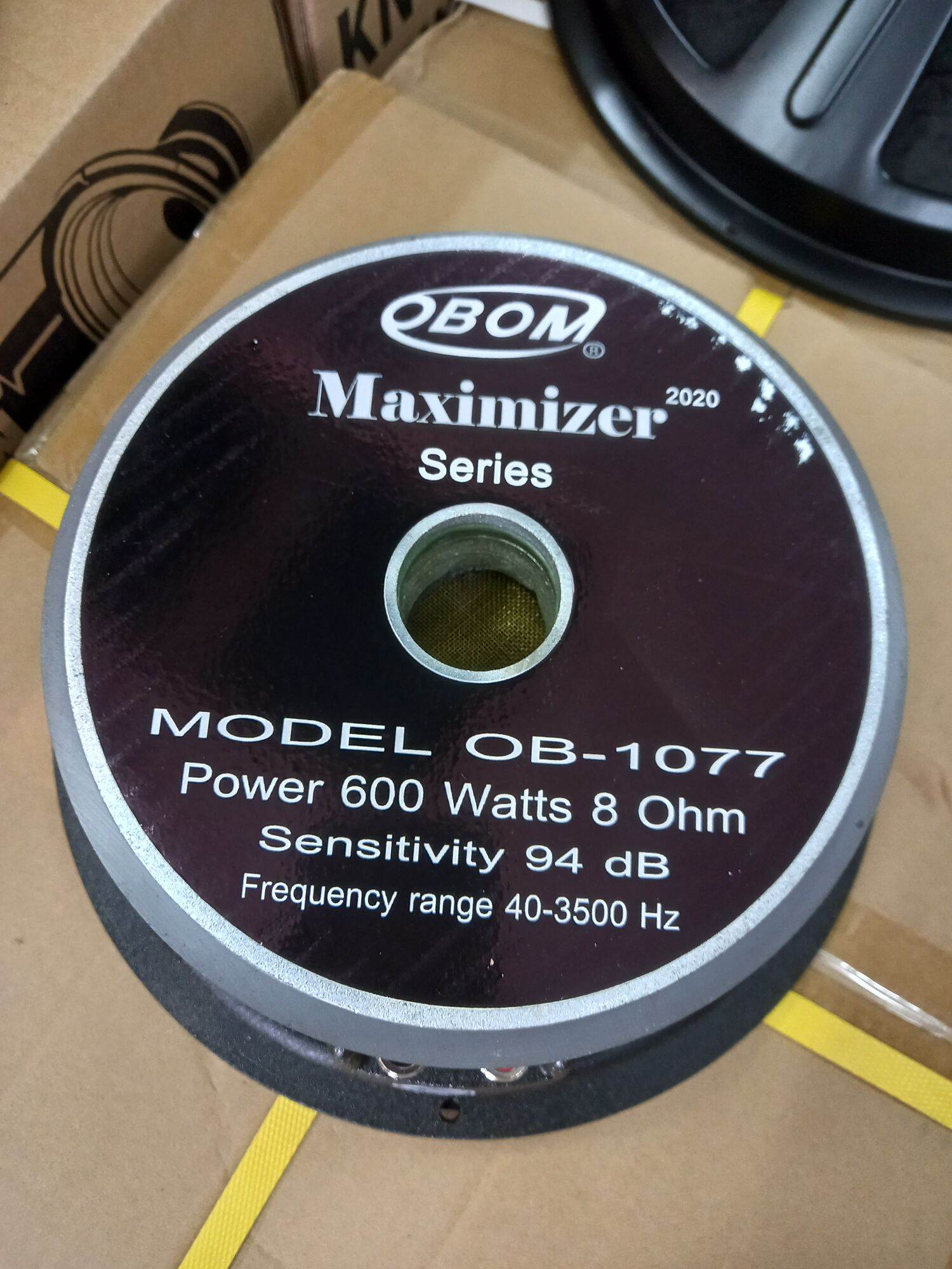 ดอกลำโพง10นิ้วโครงหล่อ โอบอ้อม Maximizer OB-1077 600W ว๊อย3นิ้ว | Lazada.co.th