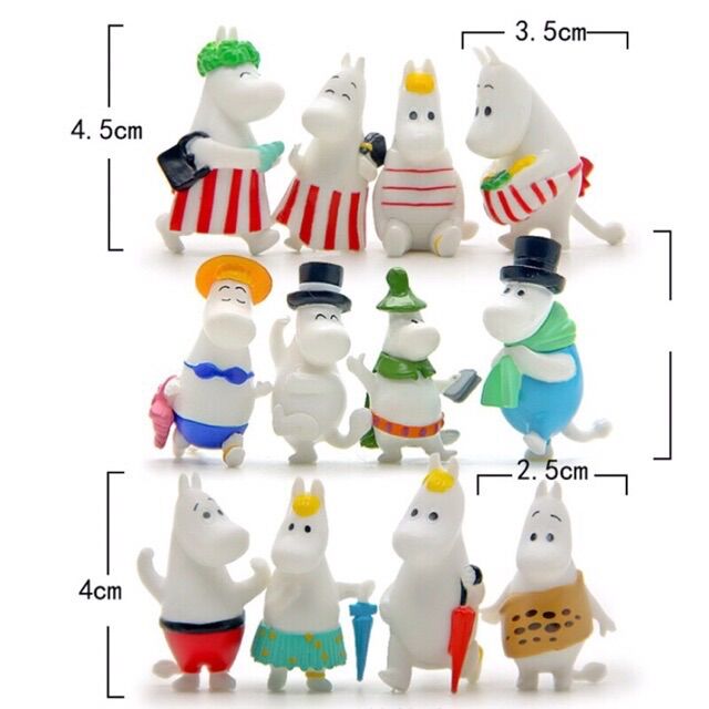 โมเดล ฟิกเกอร์ มูมิน Moomin & Family มีหลายแบบ Figures Model ของเล่น ...