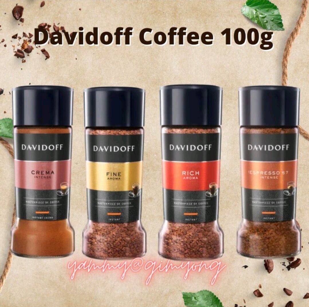Davidoff Coffee กาแฟ ดาวิดอฟ ขนาด 100g มี 4 สูตร ESPRESSO / RICH AROMA ...