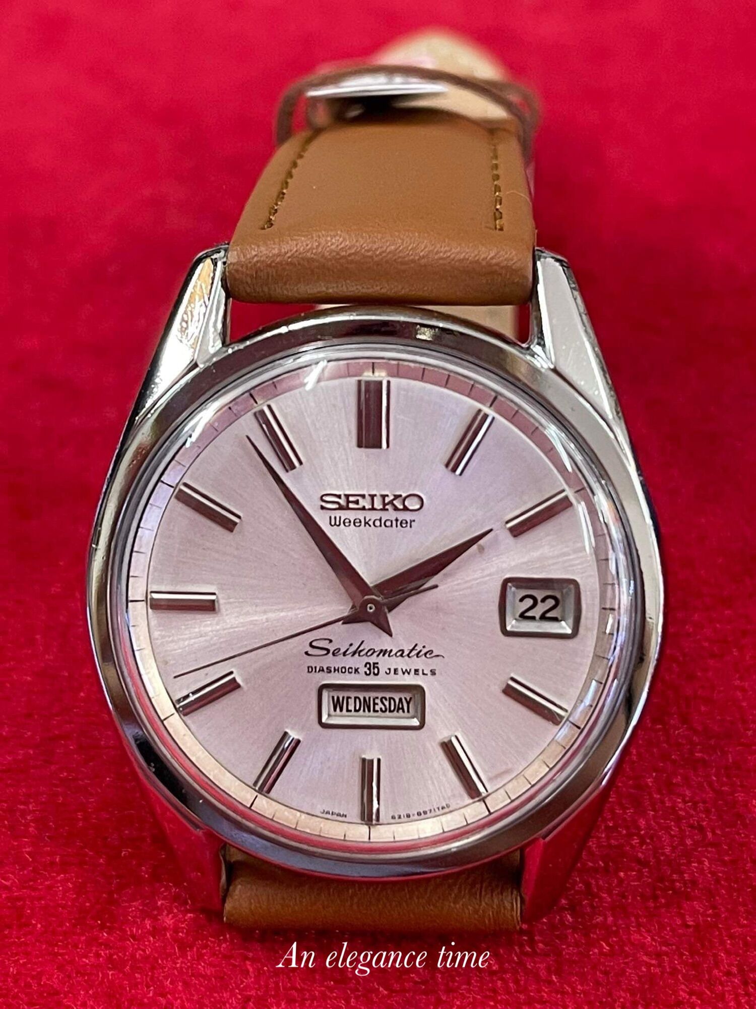 SEIKO WEEKDATER SEIKOMATIC DIASHOCK 35 JEWELS 💎 | Lazada.co.th