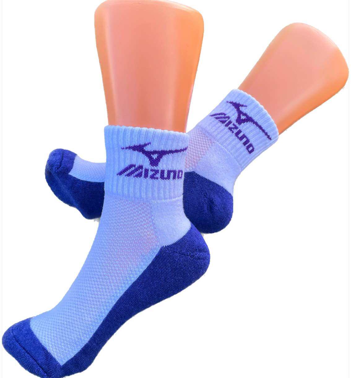 ถุงเท้ากีฬา Mizuno สีม่วง | Lazada.co.th