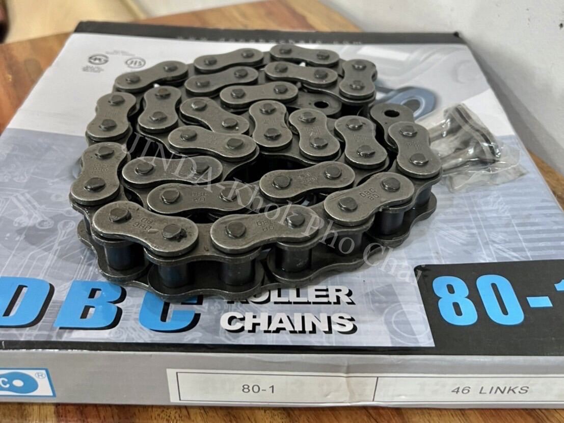 โซ่ เบอร์ 80 (46 ข้อ) พร้อมข้อต่อโซ่ เต็มข้อ โซ่โรตารี่ โซ่ใช้งานทั่วไป ...