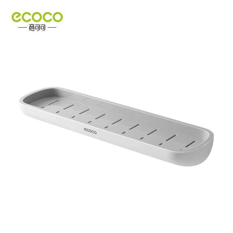 Ecoco ชั้นวางของในห้องน้ำ ไม่ต้องเจาะ มี2สีให้เลือก E1923 | Lazada.co.th