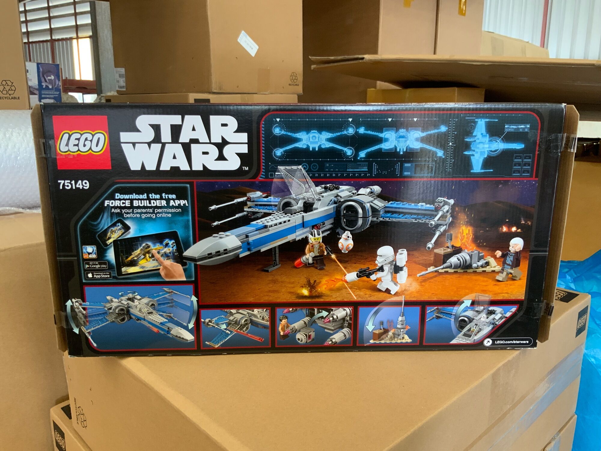 Lego 75149 Resistance X-Wing Fighter (Retired Set) - Patsa Brick by ...