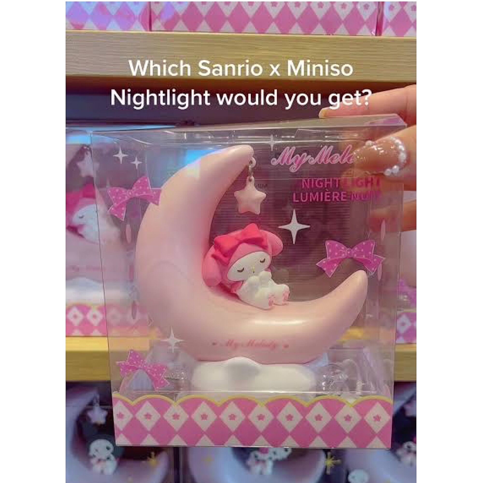 ซานริโอ โคมไฟตั้งโต๊ะ มายเมโลดี้ Sanrio My Melody LED Night Light Lamp ...