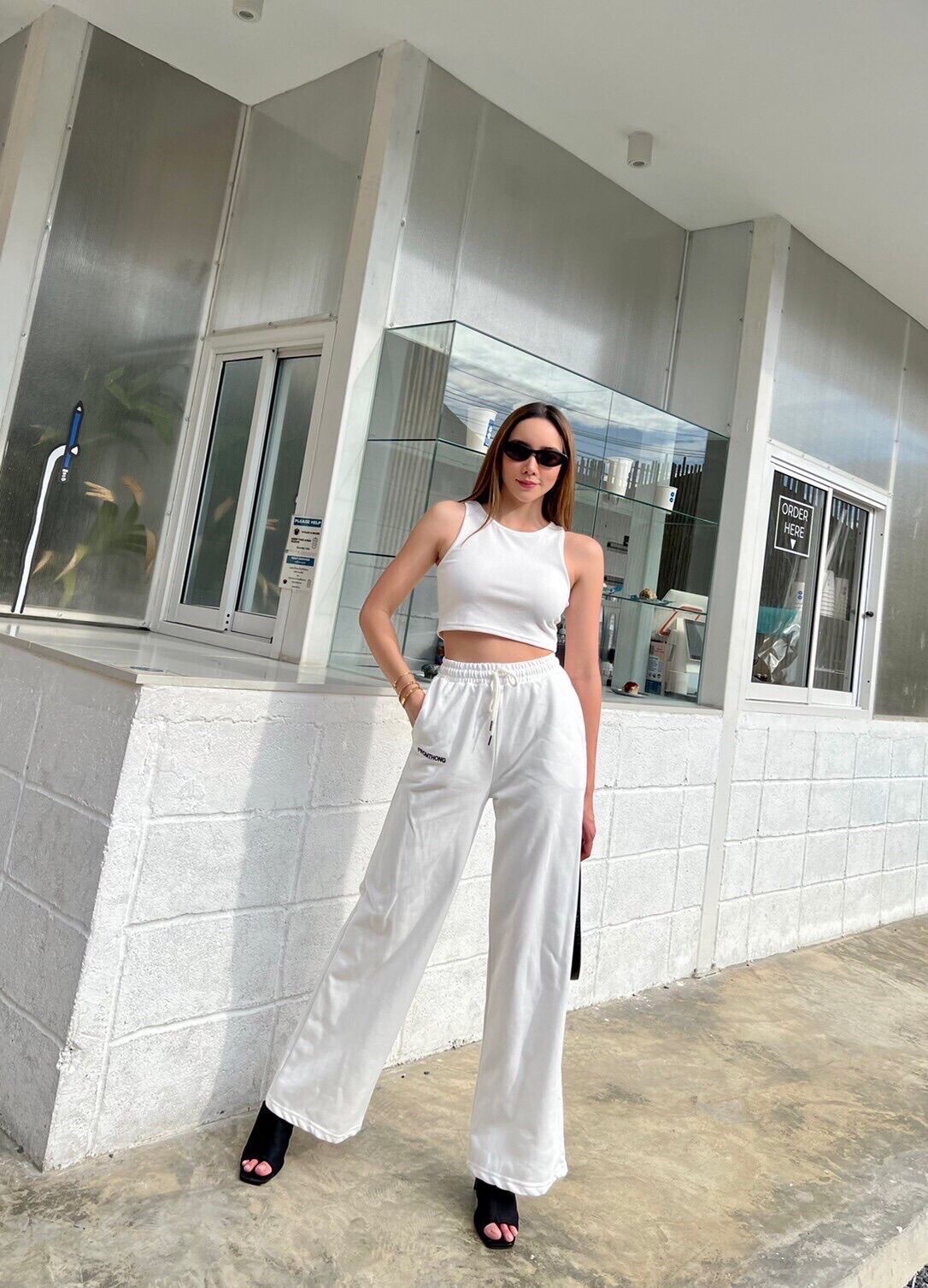 กางเกงวอร์มขายาว แบบดิว งาน Official PROMTHONG sporty pant - Punnyy ...