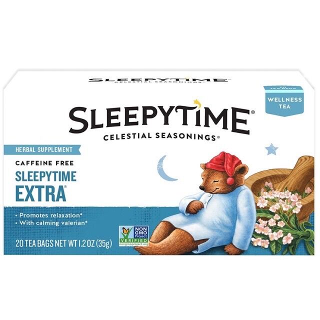 ชาสมุนไพร Celestial SleepyTime ชาสำหรับคนหลับยาก ช่วยการนอนหลับ ...