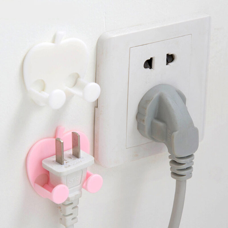 Jujiajia Plug Holder Bracket Strong Kitchen Wall Adhesive Wall Hanging ...