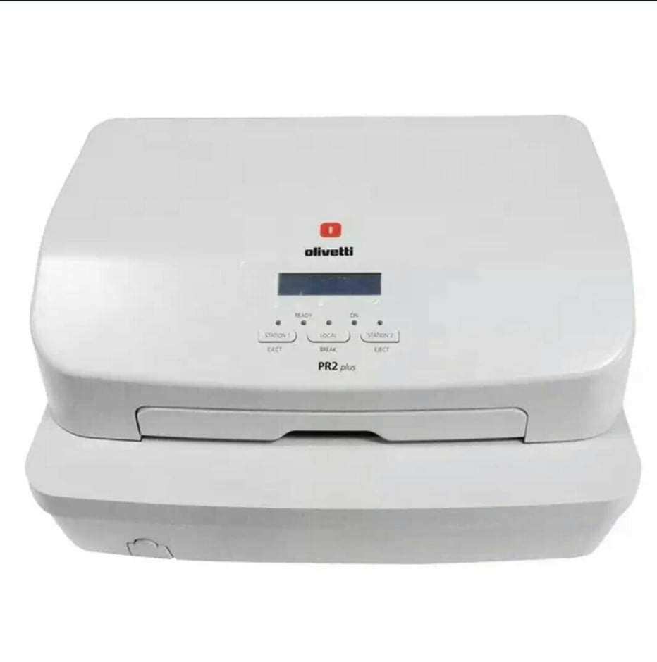 Olivetti pr2 plus มือ1ประกัน2ปี เครื่องพิมพ์สมุดเงินฝาก สมุดบัญชี เครื่องพิมพ์เช็ค | Lazada.co.th