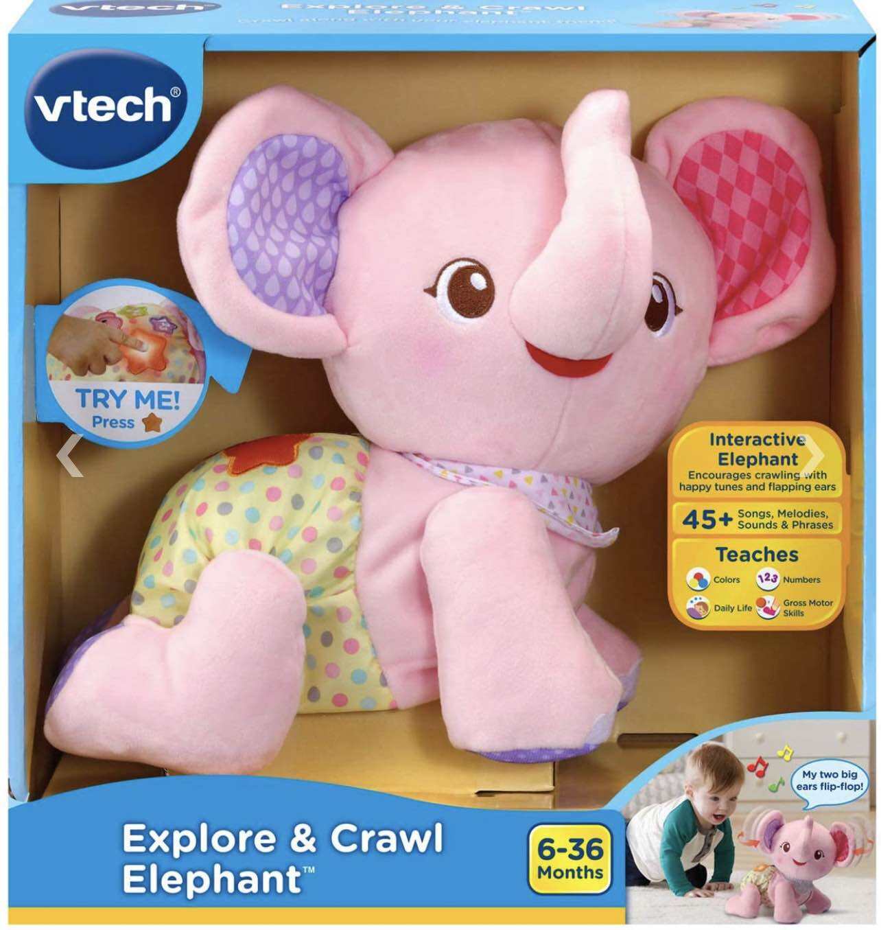 ตุ๊กตาหมีน้อยชวนคลาน VTech Explore Crawl Learning Cub Bear - ️ ️บ้านของ ...