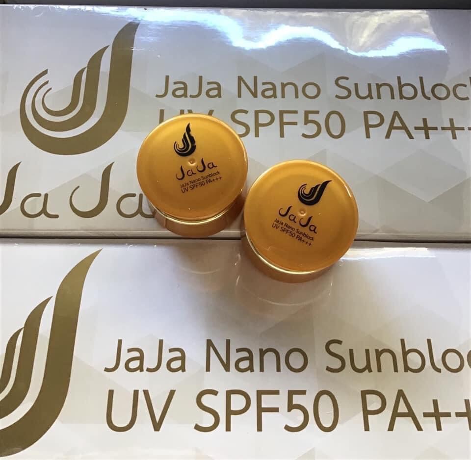 (2 ชื้น) Jaja nano sunblock SPF 50 PA+++ จ๊ะจ๋า กันแดดจ๊ะจ๋า กันแดดจ๊ะจ๋านาโน 5g ของแท้ | Lazada ...
