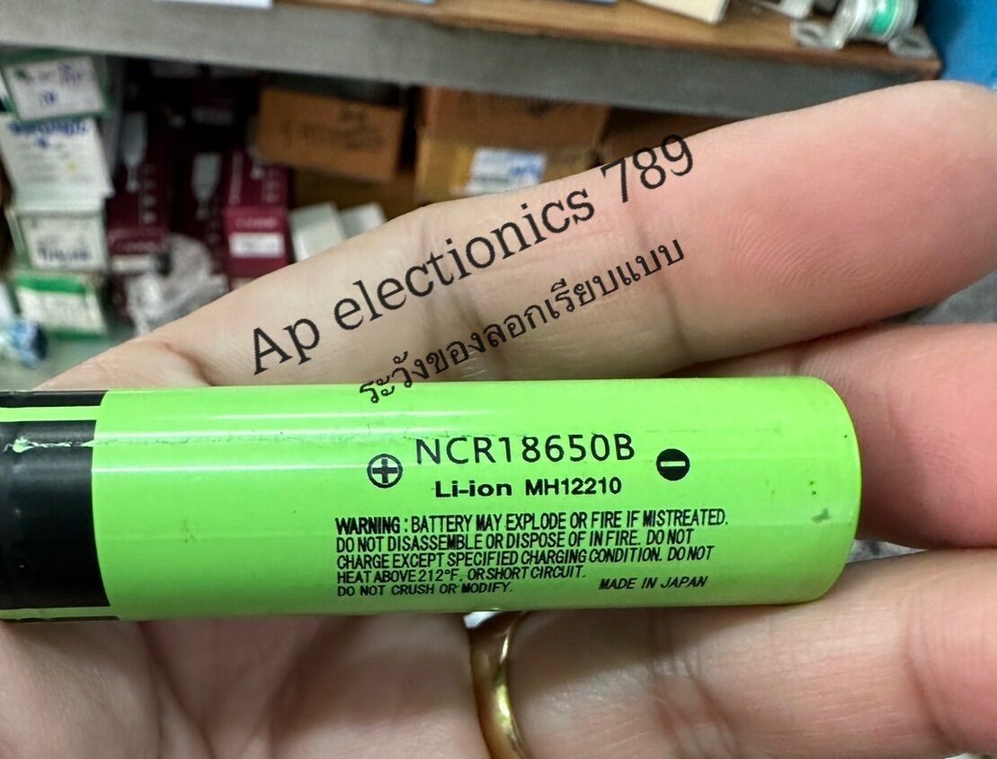 แบตลิเธียม "ของแท้ ขายถูก" แบตเตอรี่ลิเธียมอิออน Lithium Li-ion NCR ...